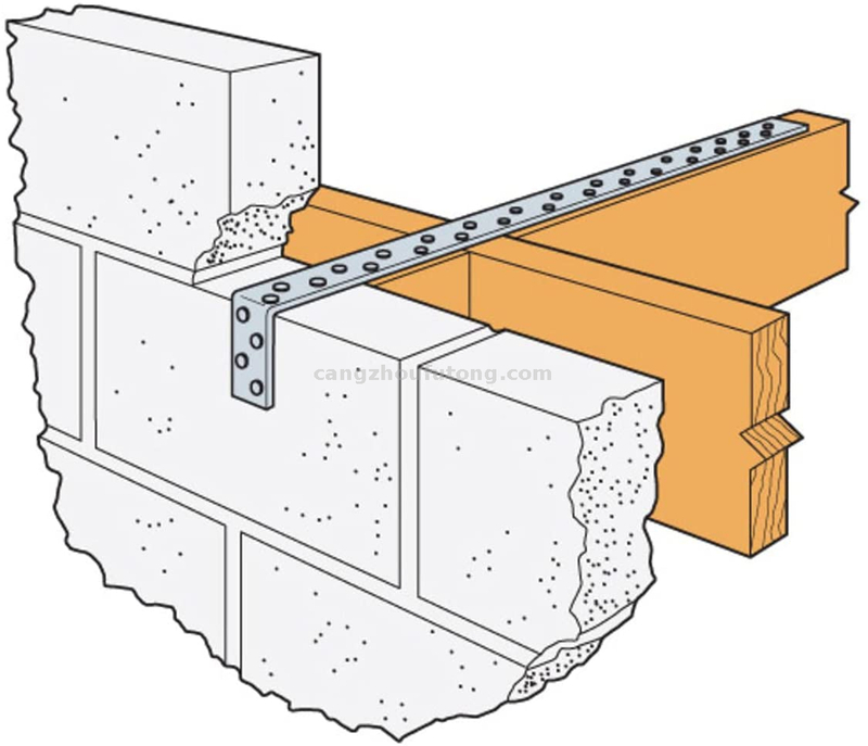 Heavy Duty Galvanised Restraint Strap Bend 1m Length (100mm Bend) - Buy ...
