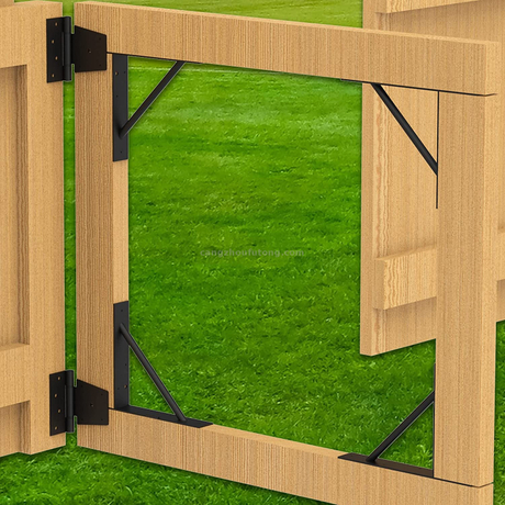 Gate Corner Brace Bracket No Sag Kit for Shed Doors, Driveway Gates ...